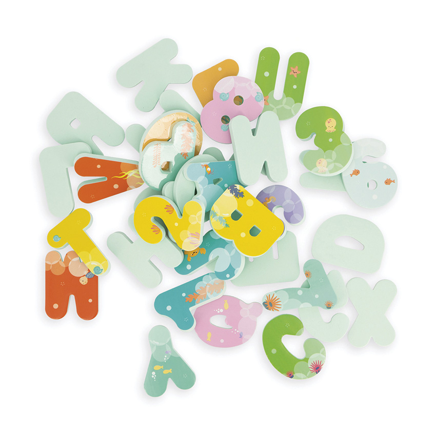 Janod - Bath Time Letters and Numbers | Janod Store