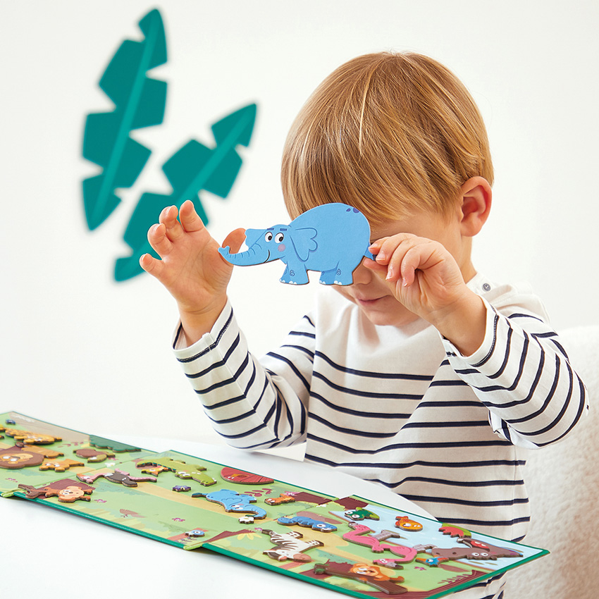 Janod - Safari Animals Magnetic Story | Janod Store